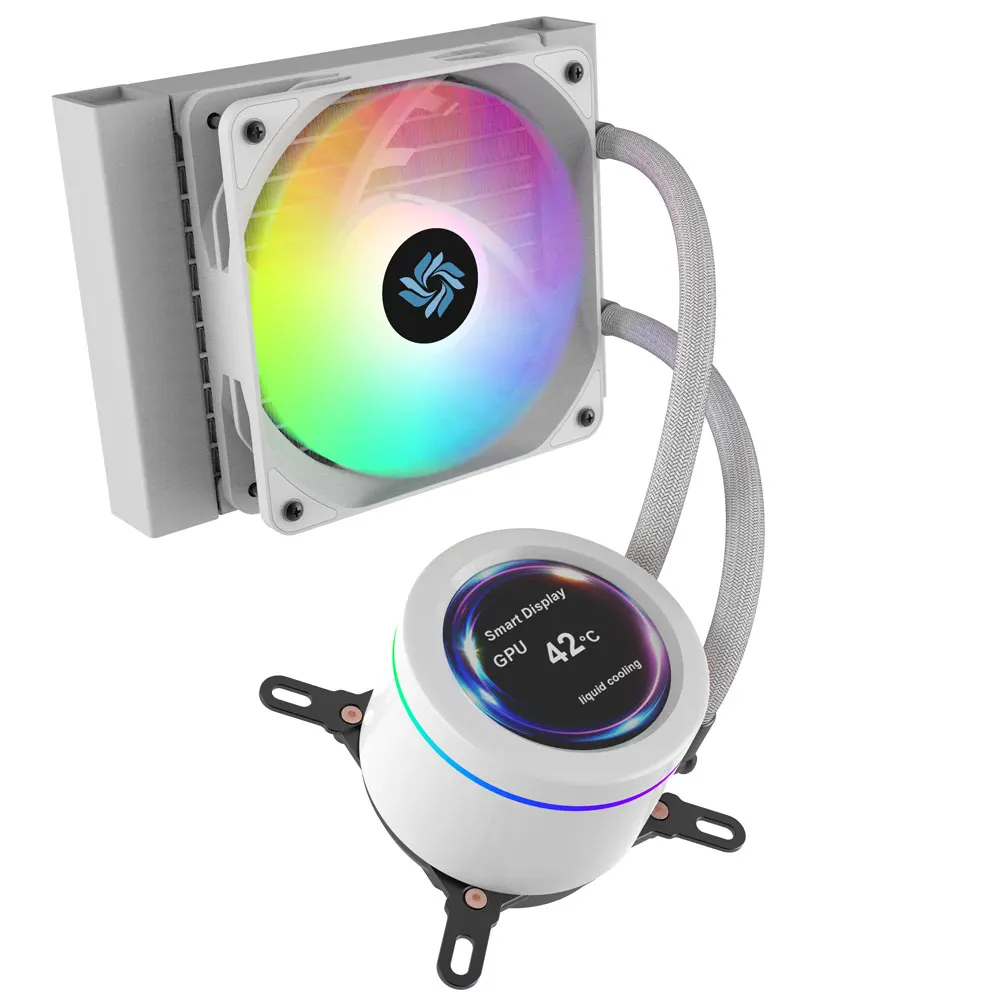 Oem Liquid Cpu Cooler 360mm Water Cooling Pc Radiator Argb Case Fan Lcd ...