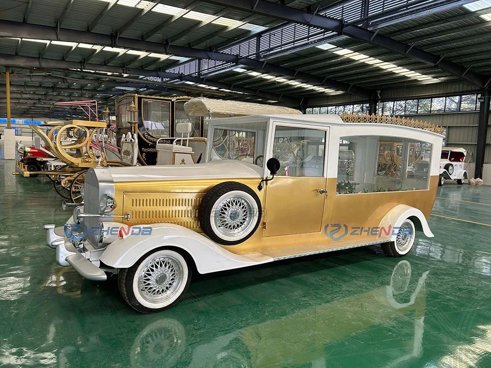 Classic Funeral Vehicle - Electric Hearse Buggy Wagon