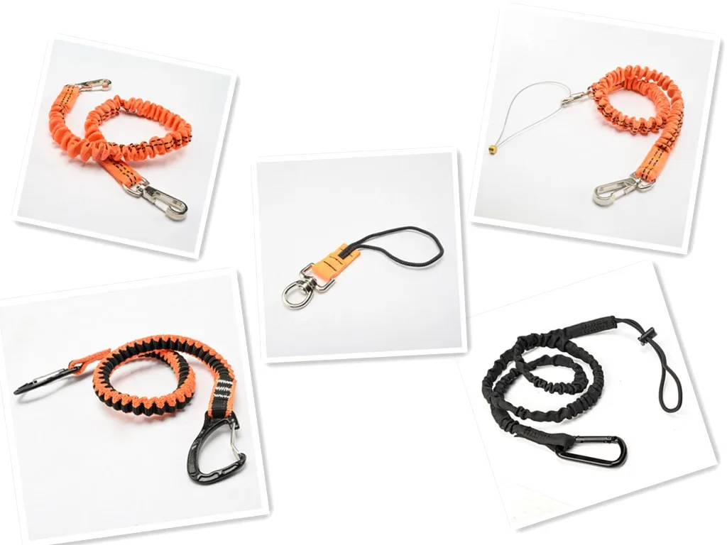 Retractable Coiled Cable Safety Lanyard Tether For Hit-air Motorcycle ...