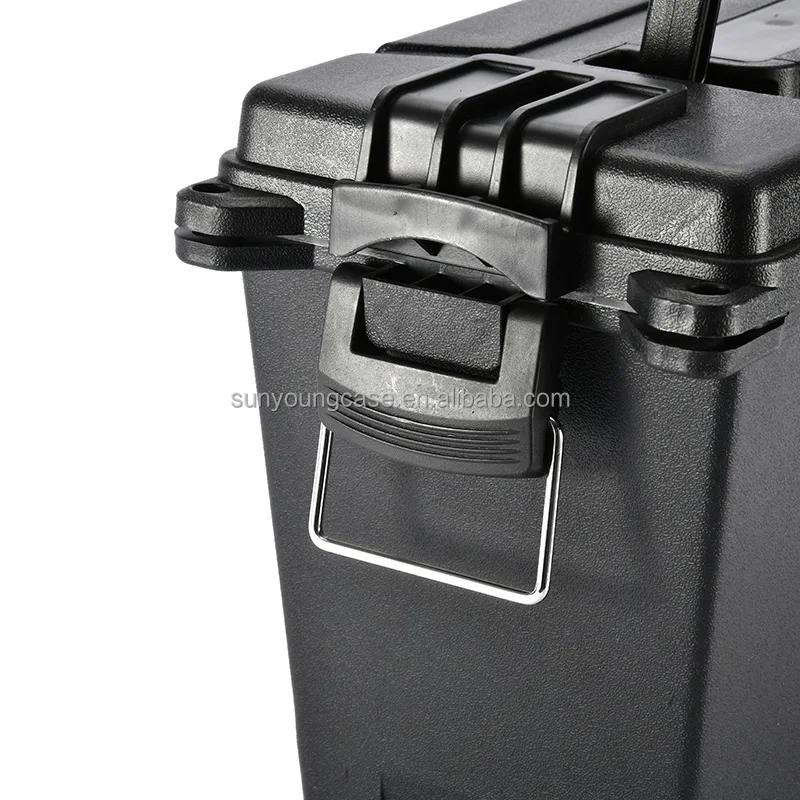 Waterproof Fireproof Plastic Ammo Case Bullet Box 290*140*190mm/380*190 ...