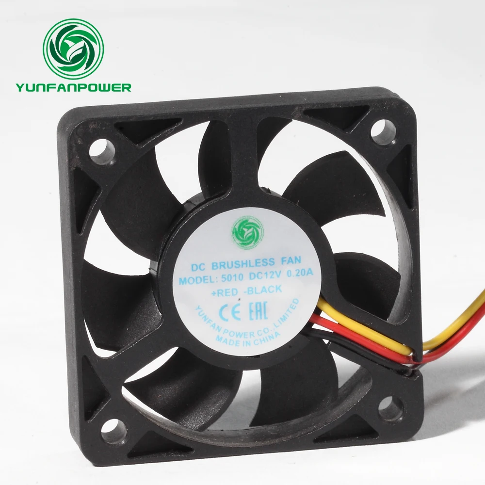 Yun-fan 24v 12v 5v 5010 Dc Industrial Exhaust Fan,Dc Axial Cooling Fan 50*50mm - Buy Dc Axial ...