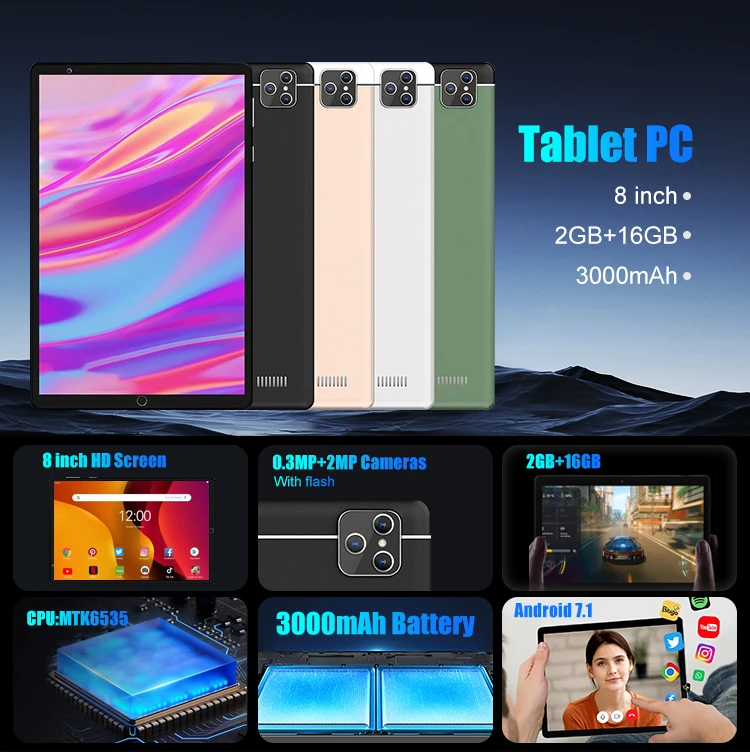 8 Inch VTEX Tablet - Ultra Thin Business PC with Android
