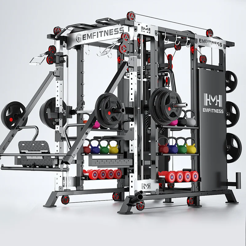 2023 New Multi Function Home Use Smith Machine With Weight Stack Smith ...