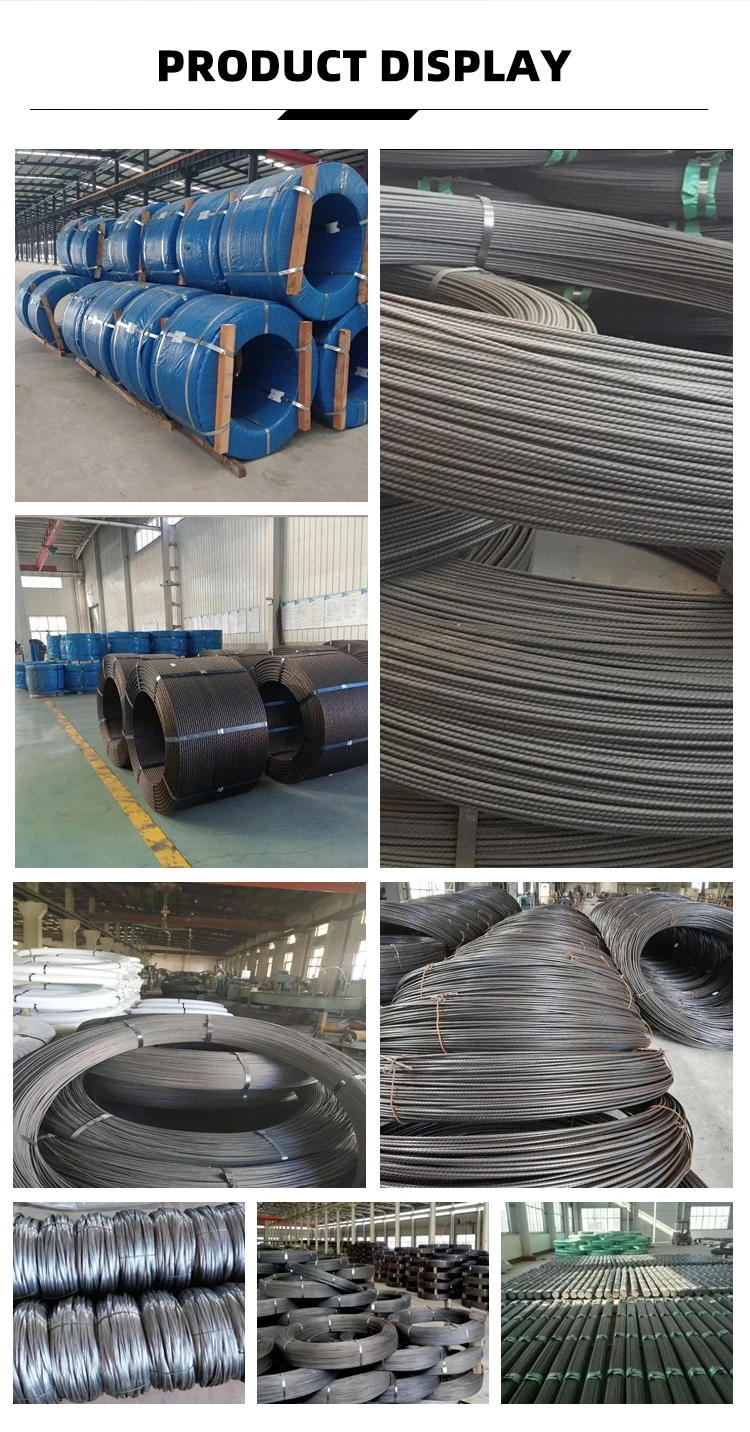 Pc Strand Prestressing Steel Strand Steel Strand Concrete Wire - Buy 7 ...