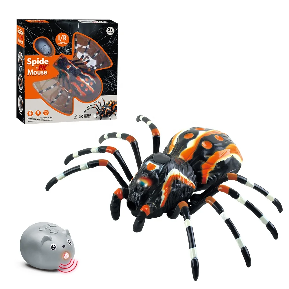 Realistic Shape Plastic Walking Spider Infrared Rc Animals Simulation ...