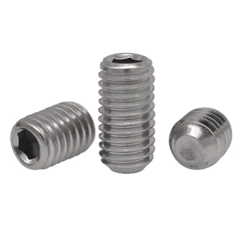 Din 916 Allen Drive No Head Grub Set Screws Din916 Stainless Steel 316 Hexagon Socket Set Screws ...