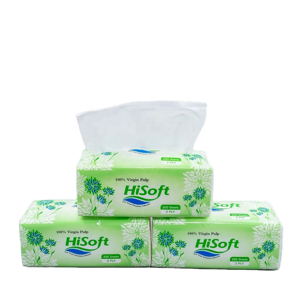 Wholesale OEM Customized Brand 2 3 4 Ply Soft Virgin Wood Pulp Facial ...