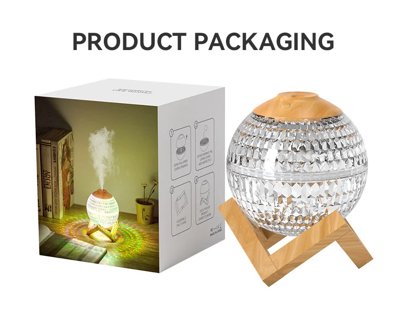Portable Cool Mini Smart Air Mist Humidifier Diffuser In Crystal Ball ...