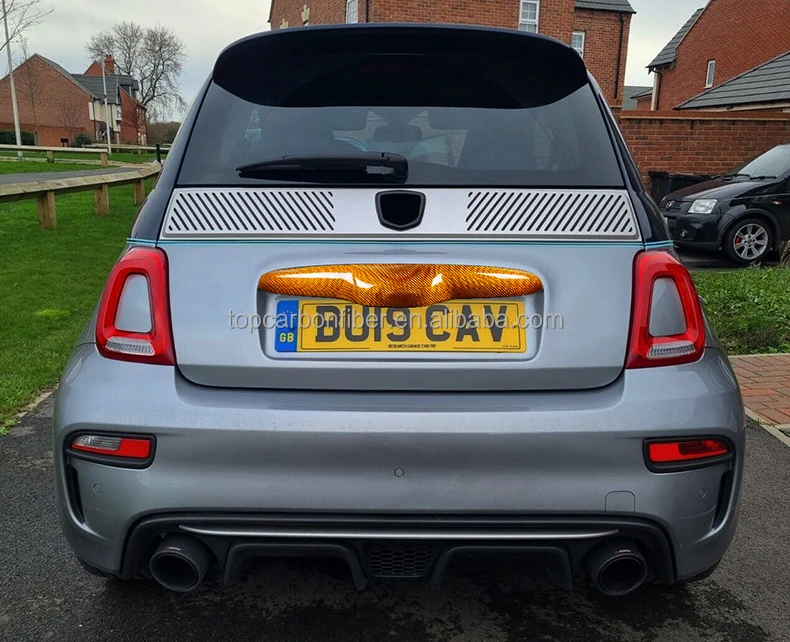 Shasha Carbon Rear Box Decorative Strip Board Real Carbon Fiber ...