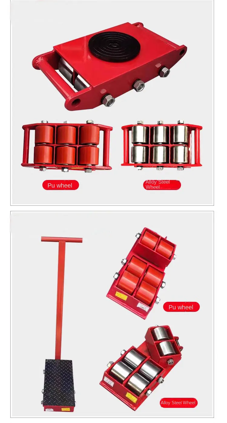 Transport Heavy Duty Cargo Dolly Load Moving Skates Small Tank Cargo ...