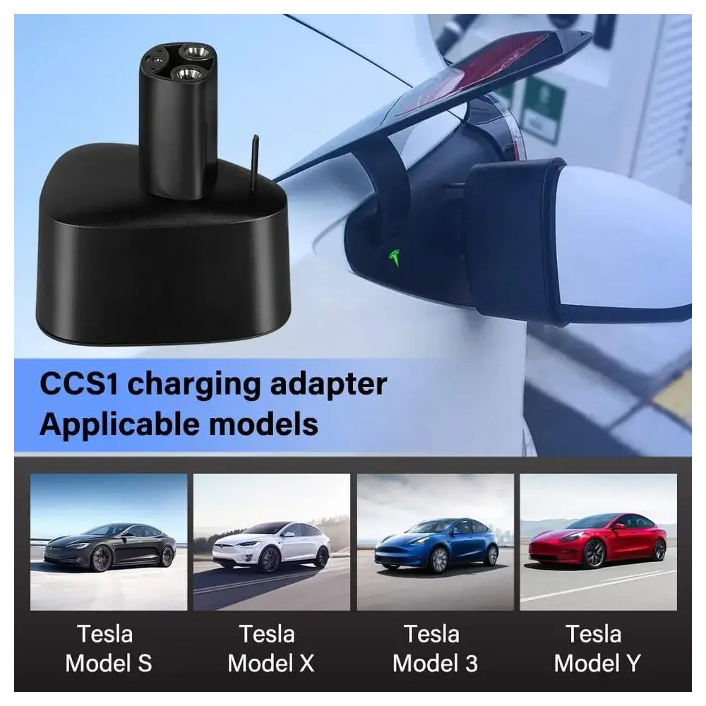Dc Charging Ev Adapter 250kw Ccs1 To Tesla Charger Adapter For Models 3 ...