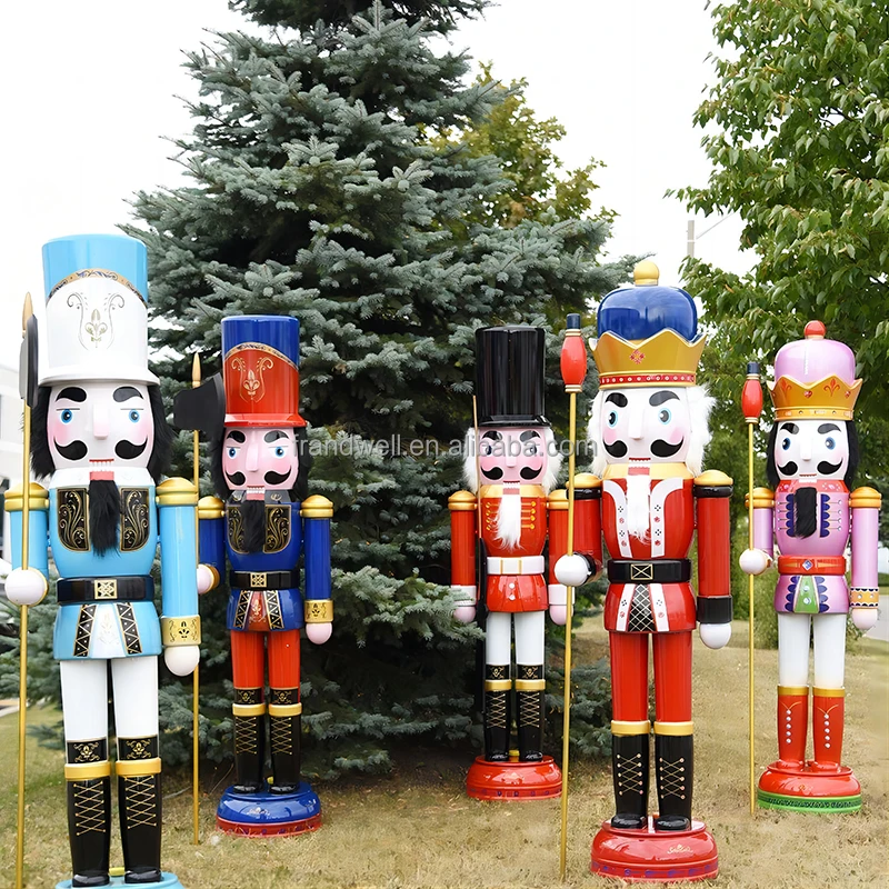 6ft Life Size Nutcracker - Perfect Outdoor Christmas Decor