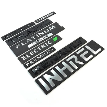 New Design Car Logo Body Stickers Abs Plastic Letter Badge Self ...