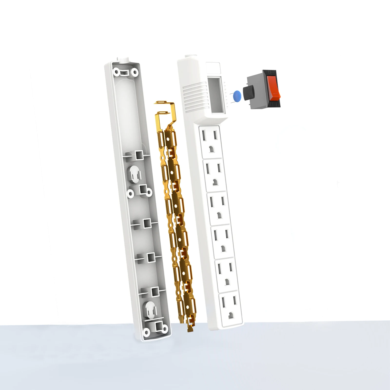 High Quality White Or Black 490j 8 Way Single Light With Reset Switch ...