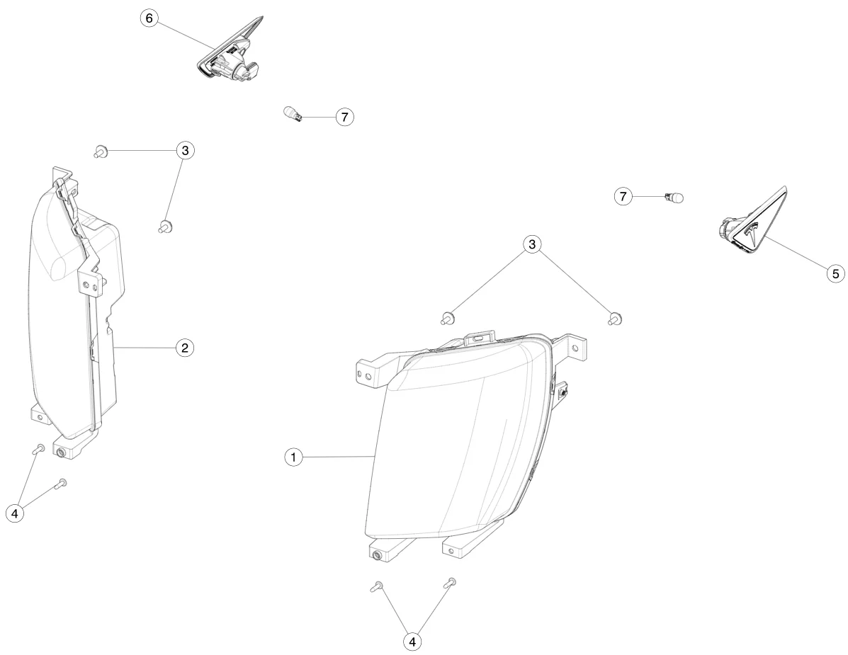 BAINEL Side Repeater Camera for TESLA Model X 2017-2020