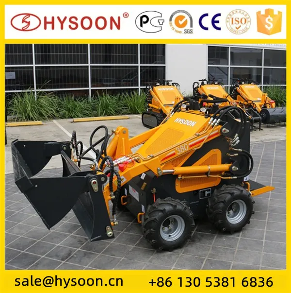 Factory Price Top Band Tractor Loader Skid Steer Loader With Mower ...