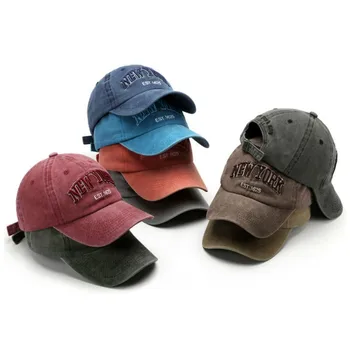 Wholesale Custom Embroidery Logo Cheap Worn-out Distressed Vintage ...