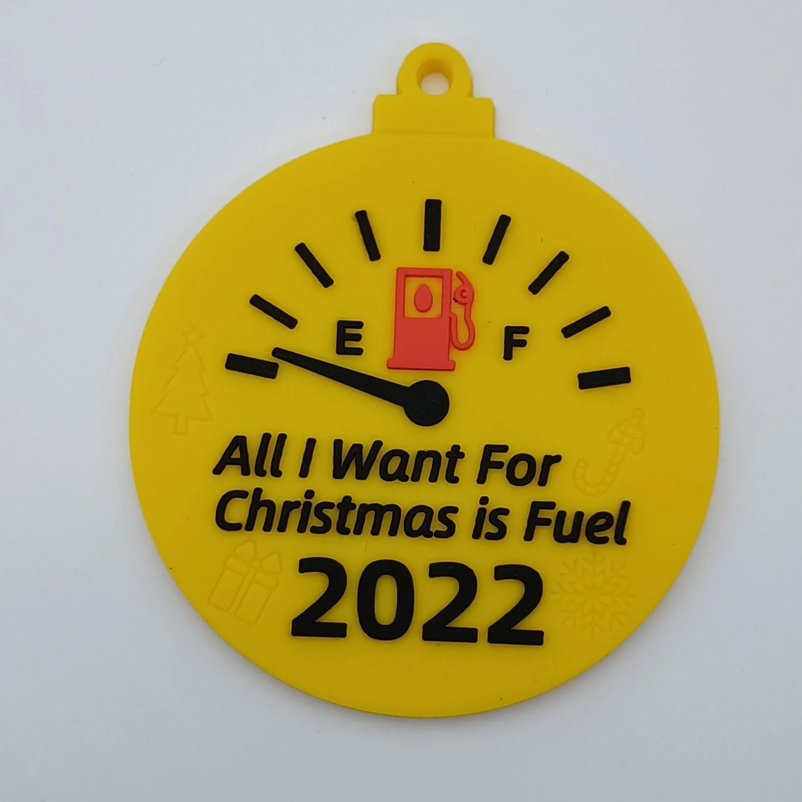 2022 Fuel Christmas Tree Ornament Funny Gas Soft Pvc Xmas Decorations ...