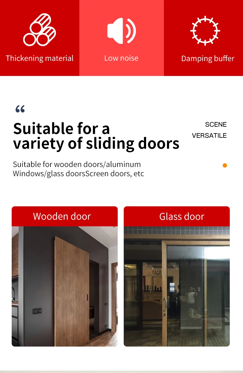 Hydraulic Automatic Sliding Door Buffer - Aluminum Alloy