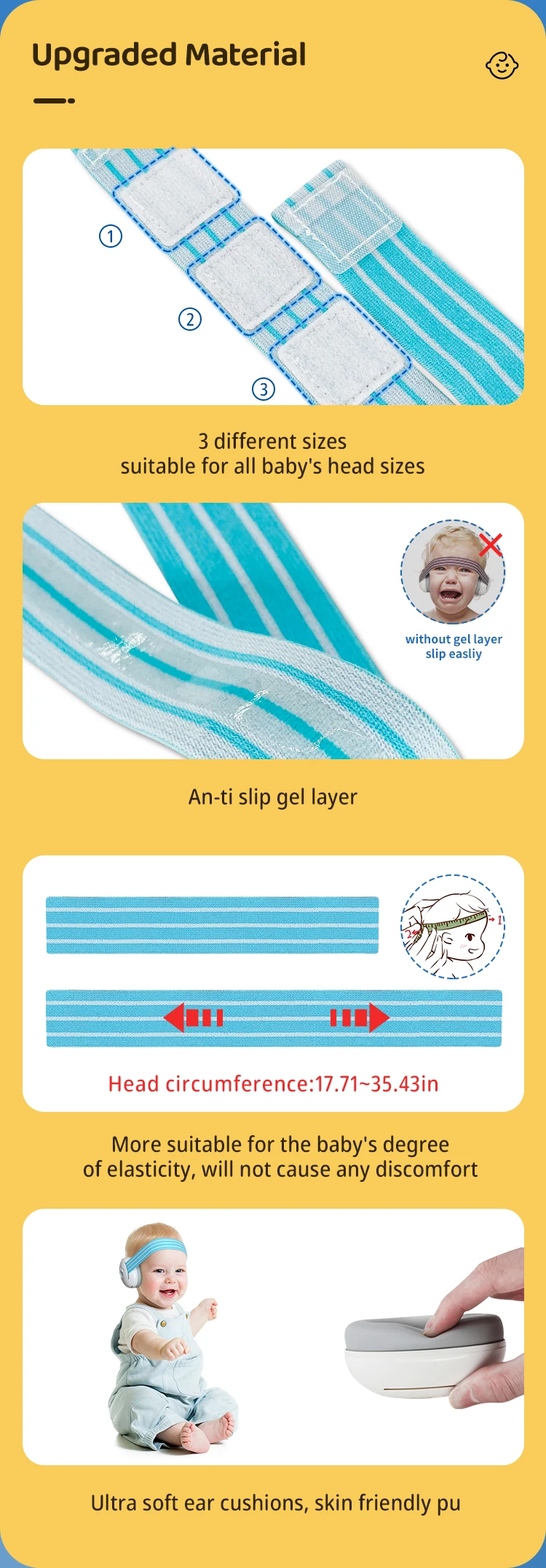 Baby Ear Muffs - Noise Protection for Infants in Flight