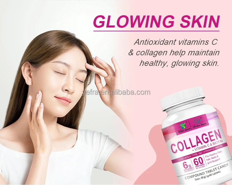 Private Labels Collagen Glutathiones Capsules Vitamin C Pills Pure ...