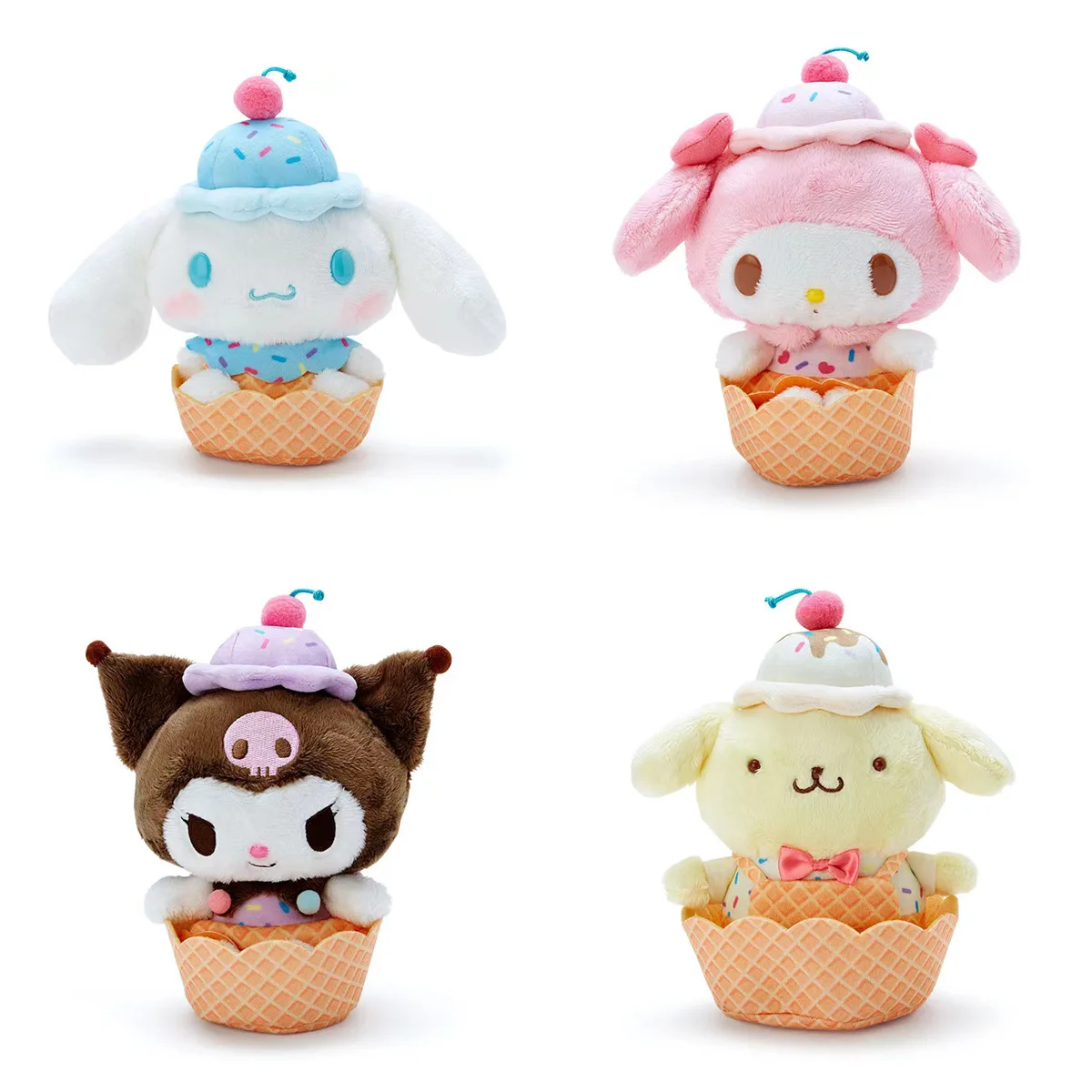 Botu Kawai Cartoon Sanrio Ice Cream Cone Series Prin Melody Cinnamon ...