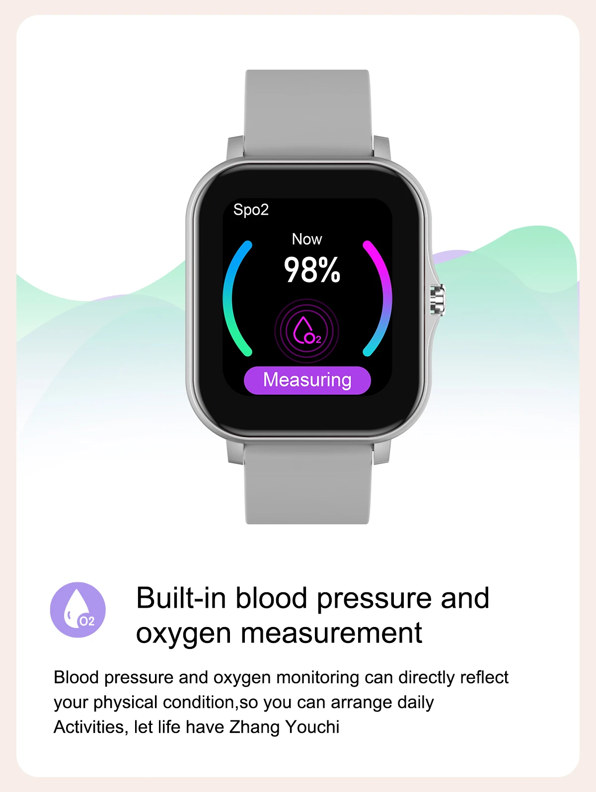 Customization OEM SmartWatch Sports Health Heart Rate Sleep Blood ...