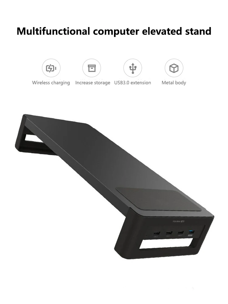 Computer Monitor Elevated Desktop Screen Desktop Storage Base Metal ...