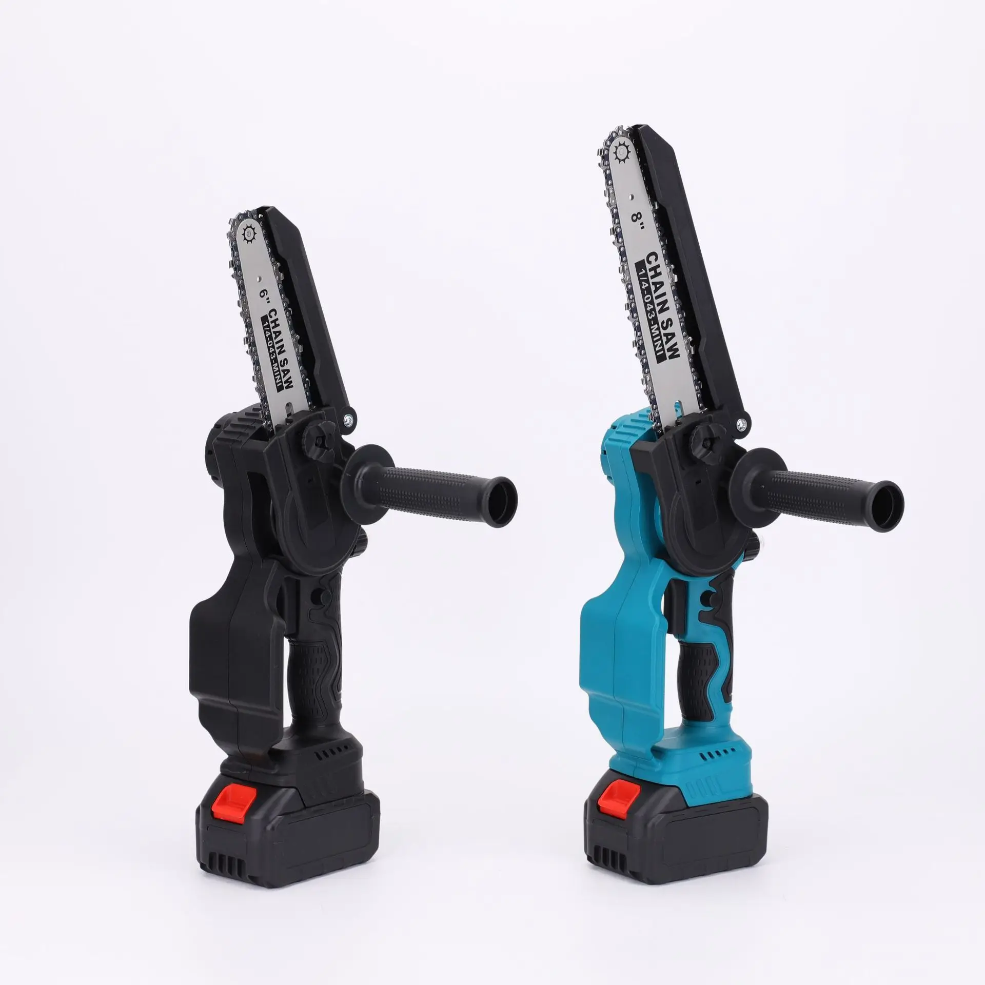 Portable Cordless 6 8 Inch Mini Chainsaw Pruners Handheld Brushless ...