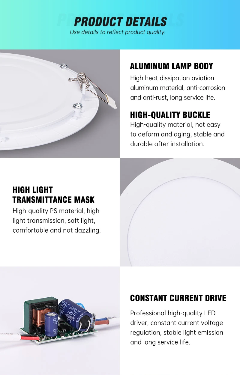 LED Panel Light 24W - Efficient and Versatile Lighting