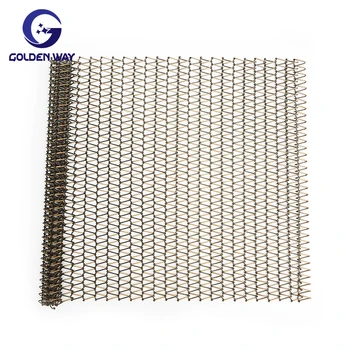 316 Stainless Steel Chain Link Balanced Weave Wire Mesh Conveyor Belt ...