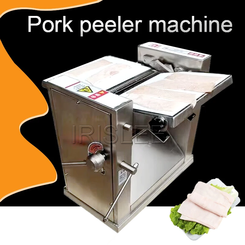 Professional Pork Skin Removed Cutting Machine Pig Meat Peeling Machine ...