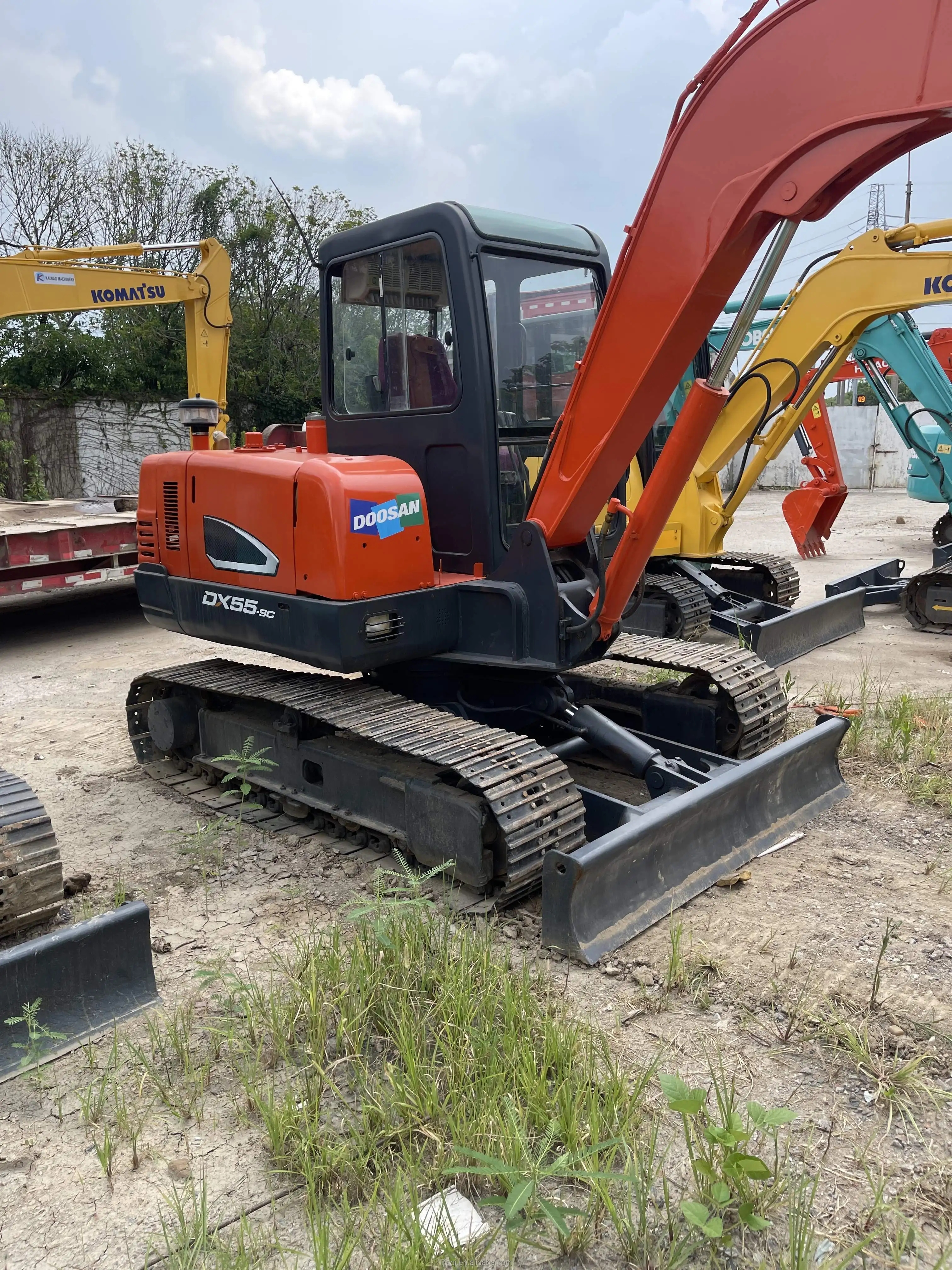 Doosan DX55-9 Excavator 5.5 ton Used Digger Original From Korea with ...