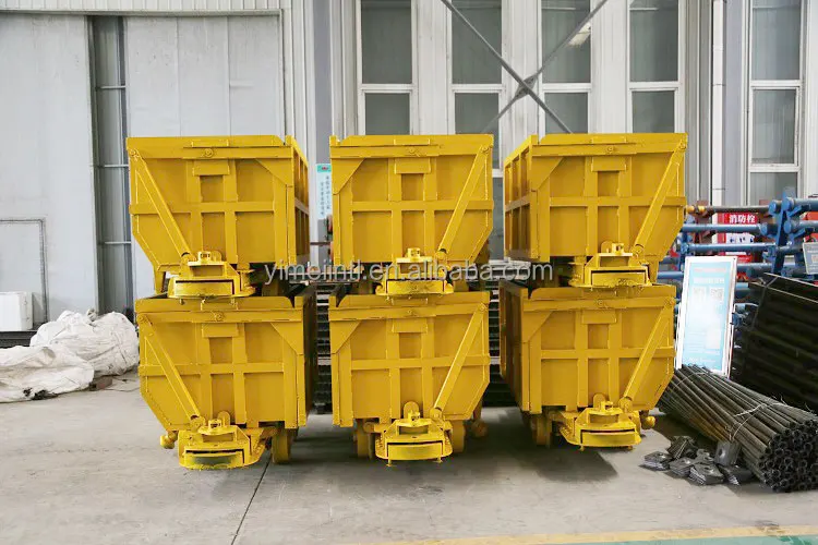 Mcc2.5 unloading Mine Wagon Mining Truck Curved Rail Side Dump Mine Car ...