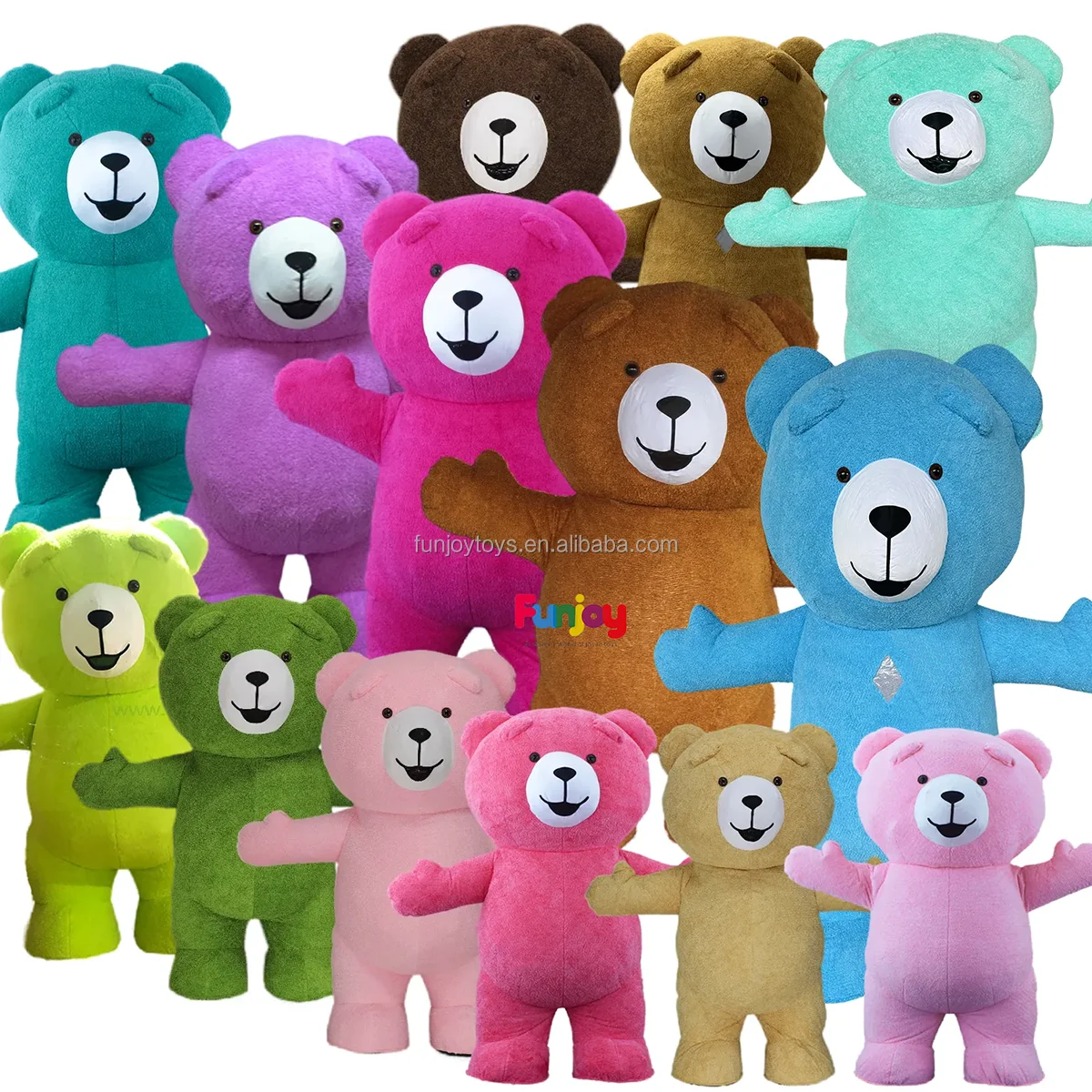 Giant Inflatable Teddy Bear Mascot Costume for Adults - Perfect for ...