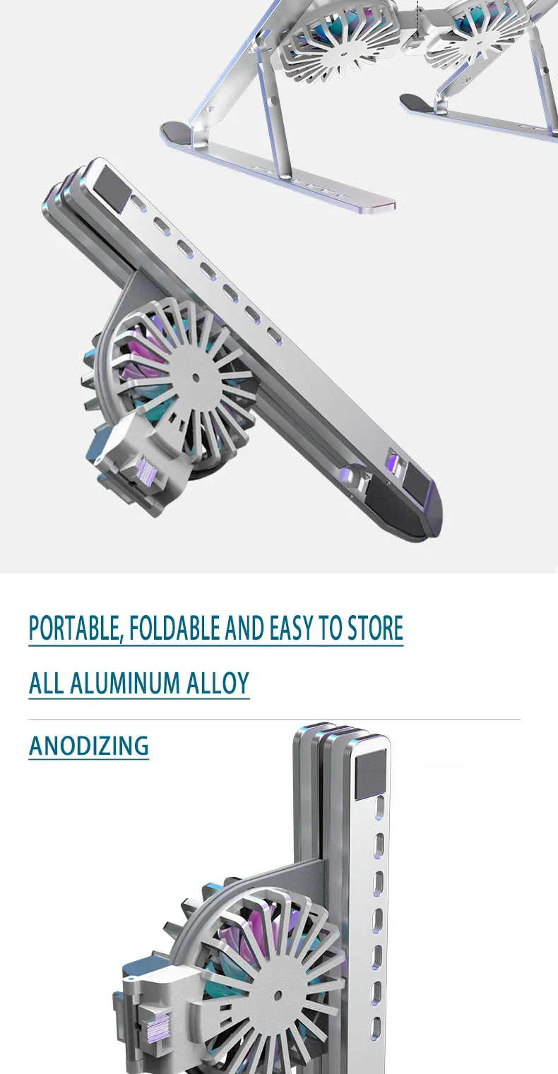 Custom Adjustable Tablet Stand Fast Heat Dissipation C9 Aluminum Alloy ...