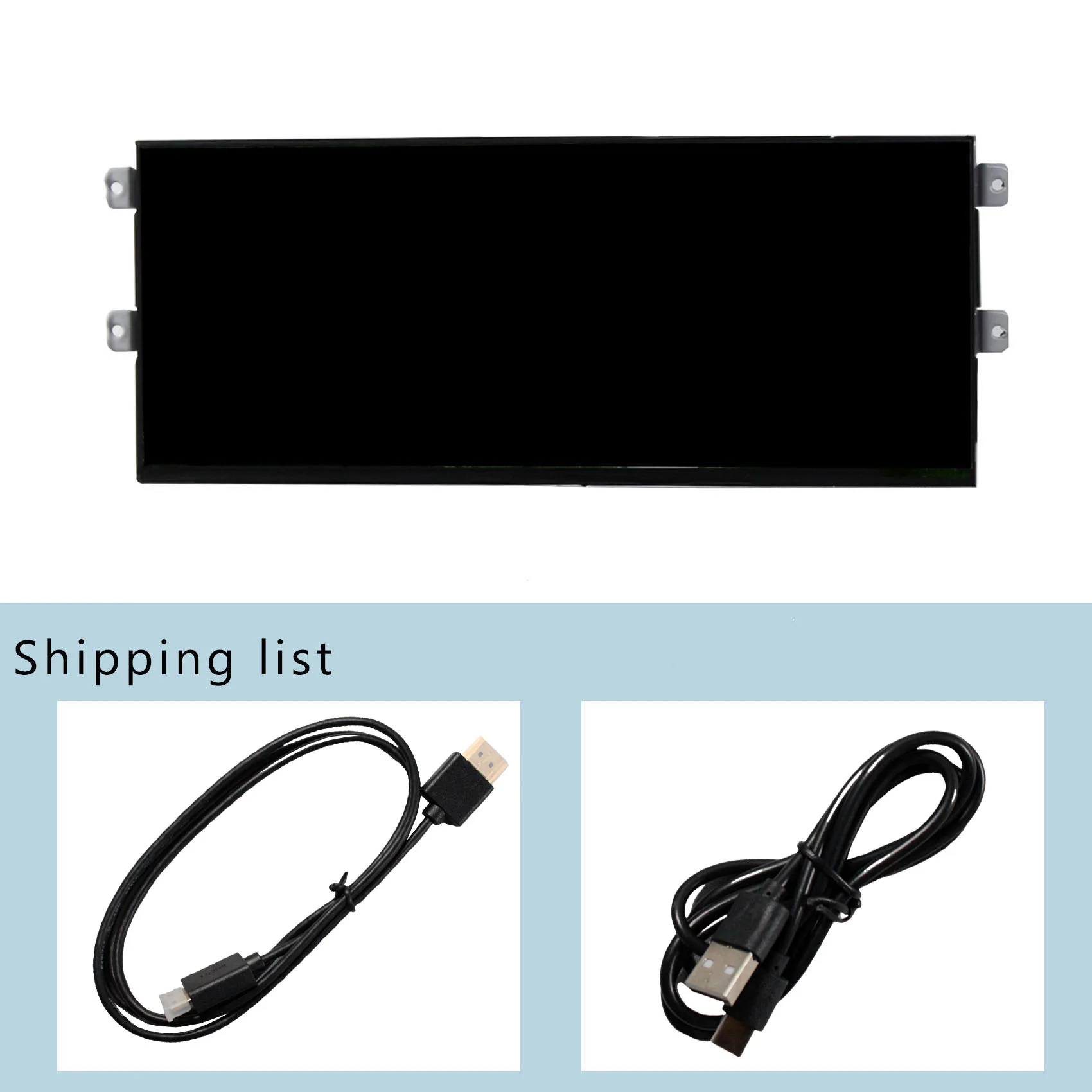 D31 Pc Case Flexible LCD Display 12.3inch 2400X900 HD MI USB C