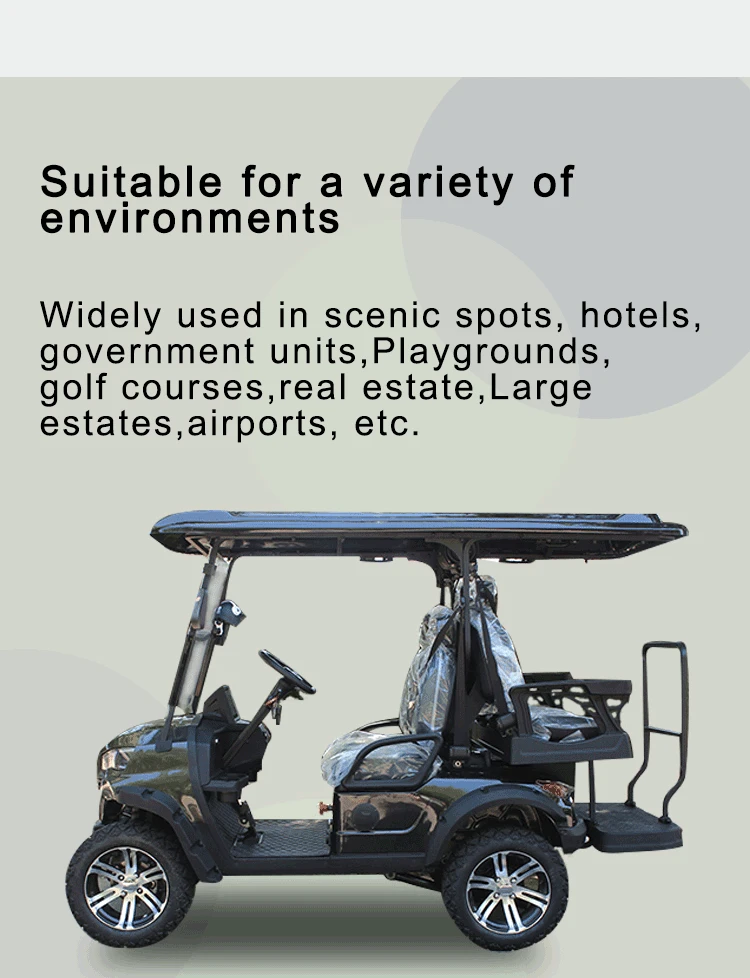 4 Wheel Luxury Electric 2 Person Golf Cart With Cargo Box - Buy Golf ...