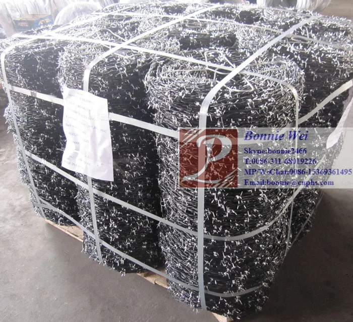 USA Popular Cloverleaf Reel Galvanized Barbed Wire for Fence