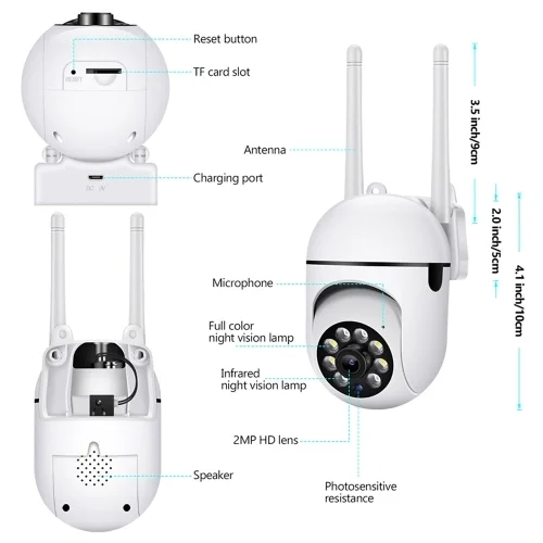 Oem A7 1080p Ptz Camera 2mp Wifi Camera Home Security Camera With Night ...