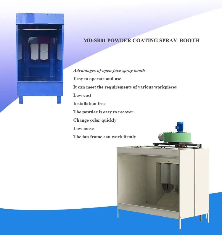 2025 Small Powder Coating Booth Electrostatic Powder Coating Spray ...