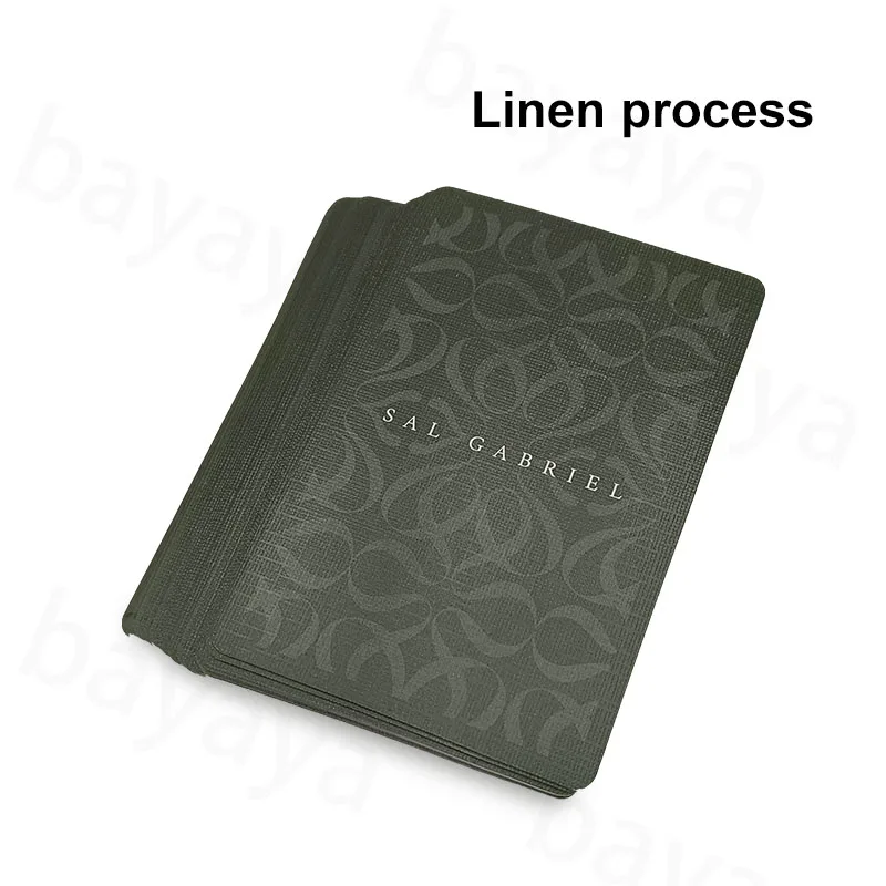 Alibaba.com: Customizable front and back design, linen-finished paper ...