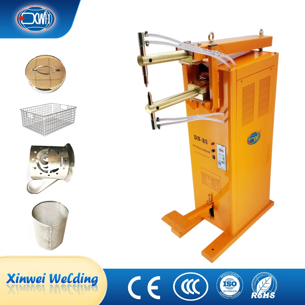 Stainless Steel Cage Small Size Resistance Industrial Spot Welders Foot ...