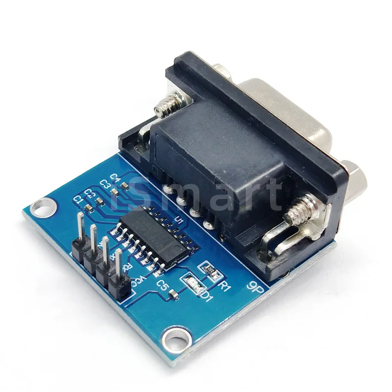MAX3232 RS232 to TTL Serial Port Converter Module DB9 Connector MAX232