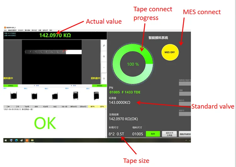 SMT Automatic Splicing Machine for JUKI/YAMAHA/FUJI/ASM/HANWHA Pick and ...