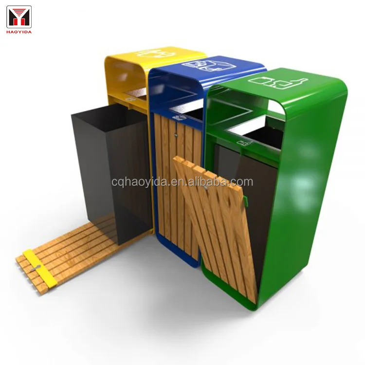 Wholesale Three Compartment Recycle Bin - Sustainable & Durable
