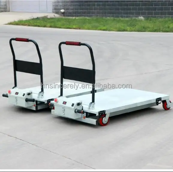 Portable Electric Hydraulic Lifting Handcart - 1 Ton Capacity