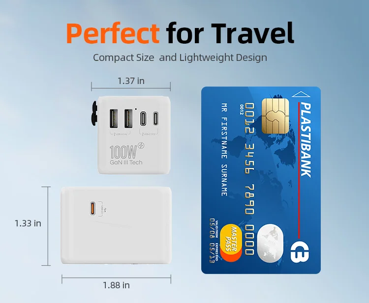 Worldplug 100W Travel Adapter - Universal Charging Solution