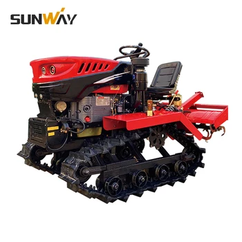 35hp Agricultural Rubber Track Tractors Chinese Small Farm Garden Mini ...