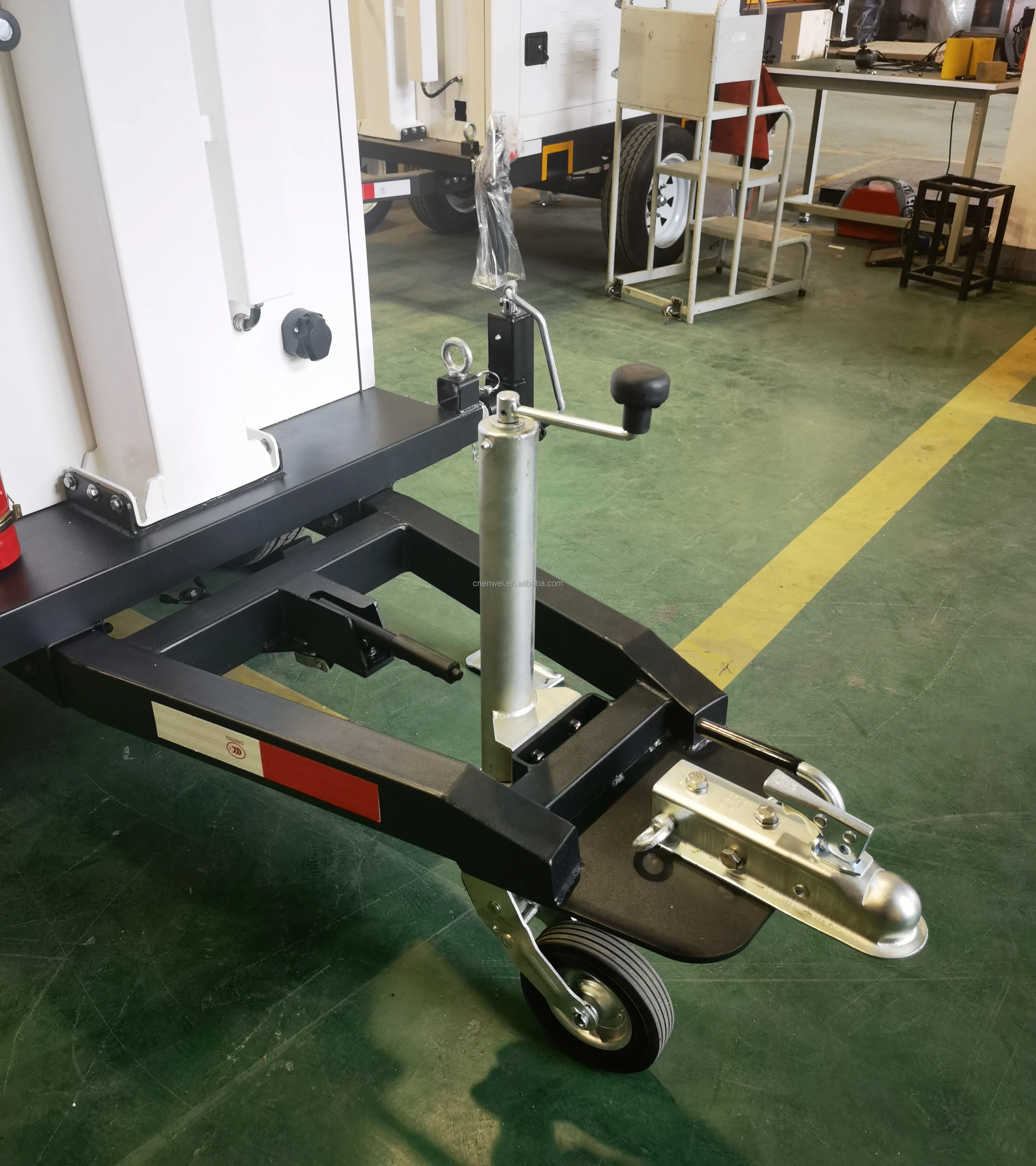 Cctv Mobile Portable Solar Monitoring Trailer For Security - Buy ...